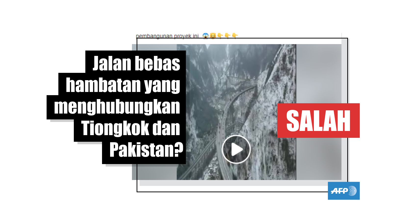 Video ini menunjukkan jalan tol Yaxi yang menghubungkan menghubungkan ...