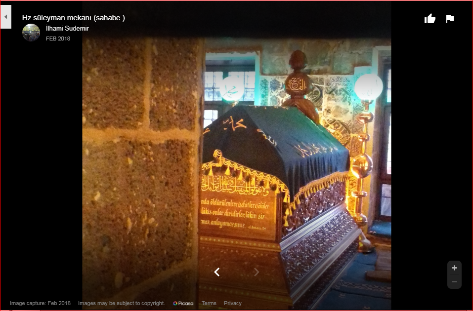 Foto ini telah beredar dalam laporan tentang kuburan sahabat Nabi ...